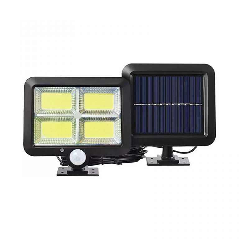Foco Solar Exterior 128 Leds 100 Watts – Luces Led Chile