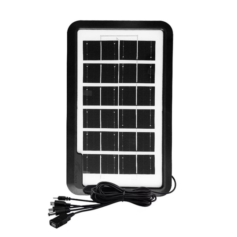 Panel Solar Portátil 6V 3.8W Multiuso – Luces Led Chile