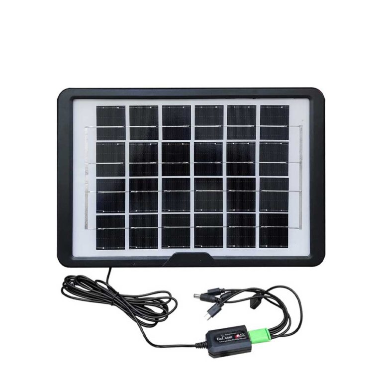 Panel Solar Portátil 6V 8W Multiuso – Luces Led Chile