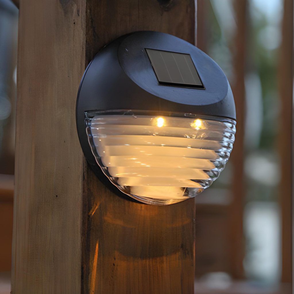 Aplique Solar Pared Impermeable Pack x2 Luz Cálida – Luces Led Chile